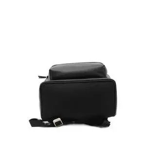 Saint Laurent Leather Backpack With Embossed Logo