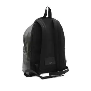 Saint Laurent Leather Backpack With Embossed Logo