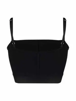 TOM FORD Logo Band Square Neck Top