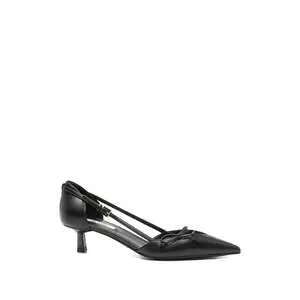 Prada Patent-finish Leather Bow Detail Pumps