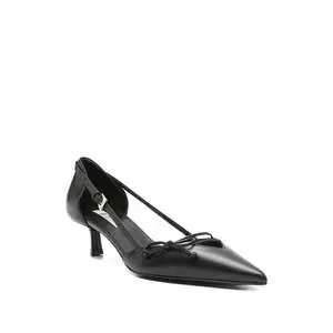 Prada Patent-finish Leather Bow Detail Pumps