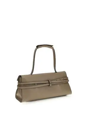 Moschino Tie Me Shoulder Bag - Cream