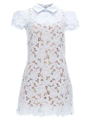 SELF-PORTRAIT Lace Mini Dress - Multicolor
