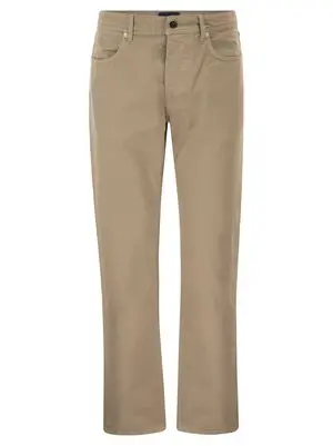 Stone Island Contrast Stitching Pants For Men