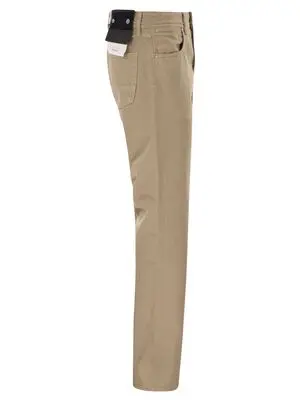 Stone Island Cotton Twill 5-pocket Trousers - Multicolor