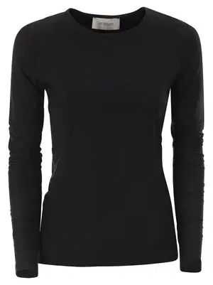 Sportmax Long-sleeved Jersey T-shirt