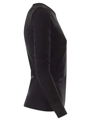Sportmax Long-sleeved Jersey T-shirt