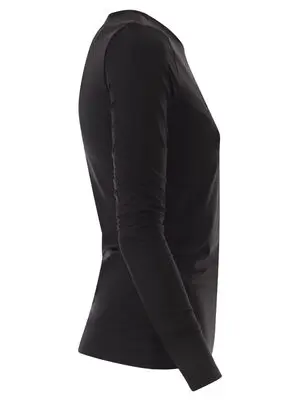 Sportmax Long-sleeved Jersey T-shirt