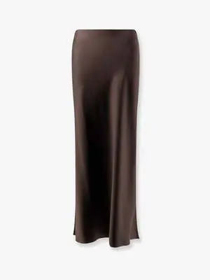 Brunello Cucinelli Long Satin Skirt - Multicolor