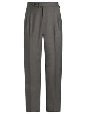 Dolce & Gabbana Wool Canvas Tailored Trousers - Gray
