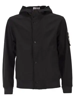Stone Island Hooded Water-resistant Technical Jacket