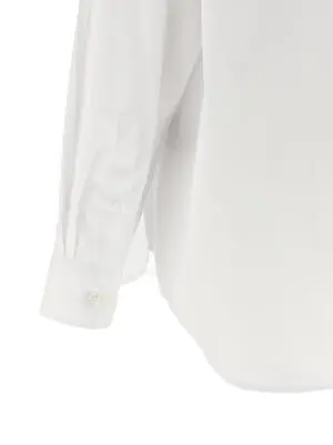 Dries Van Noten Cheers" Cotton Poplin Button-down Shirt - White