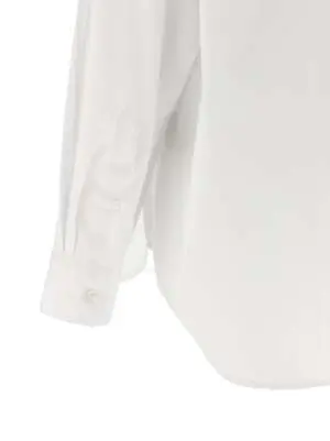 Dries Van Noten Cheers" Cotton Poplin Button-down Shirt - White