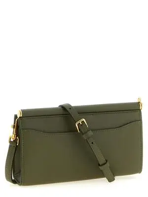 Dolce & Gabbana My Sicily' Smartphone Holder In Calfskin Leather - Green