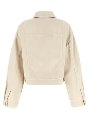 Brunello Cucinelli Linen Cotton Jacket - Cream