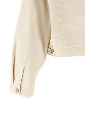 Brunello Cucinelli Linen Cotton Jacket - Cream