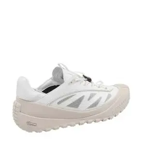 Moncler Trailgrip Leather And Mesh Sneakers - White