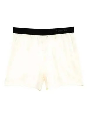 TOM FORD Silk Elasticated Waist Shorts - Multicolor