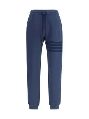 Thom Browne Cotton Sweatpants - Blue