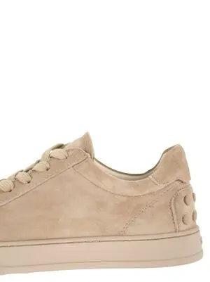 TOD'S Suede Leather Trainers - Pink