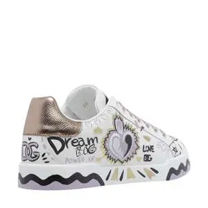 Dolce & Gabbana Portofino Leather Sneakers
