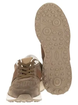 TOD'S Suede Leather Lace-up Sneakers