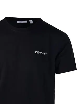 Off-White Metal Arrow Slim Fit Cotton T-shirt - Black