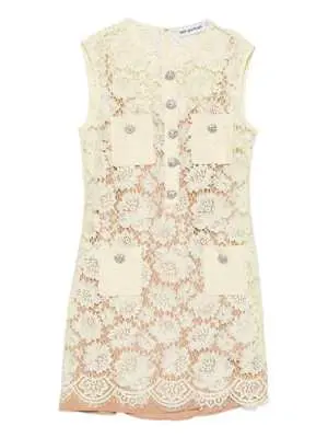 SELF-PORTRAIT Lace Dress With Embellishment - Multicolor