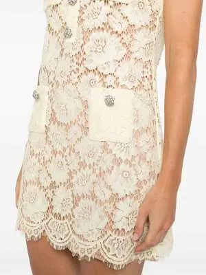 SELF-PORTRAIT Lace Dress With Embellishment - Multicolor