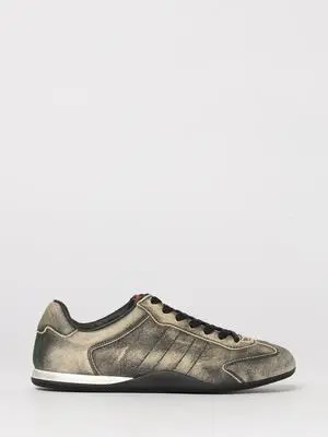 Gucci Calfskin Distressed Sneakers - Black