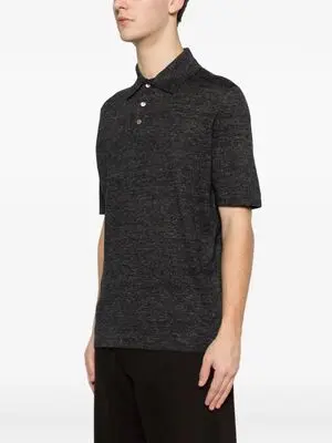Brunello Cucinelli Linen And Cotton Knit Polo