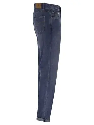 Brunello Cucinelli Traditional Fit Five-pocket Denim Trousers - Multicolor