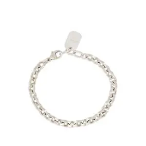 Saint Laurent Tone Cable-link Chain Bracelet - Silver