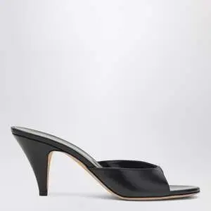JUDE Haze Leather Mules - Black