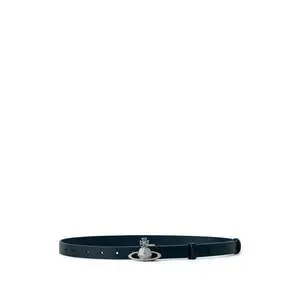 VIVIENNE WESTWOOD Logo Buckle Leather Belt