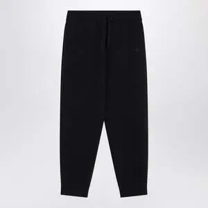 Burberry Navy Cashmere-blend Jogging Pants - Blue