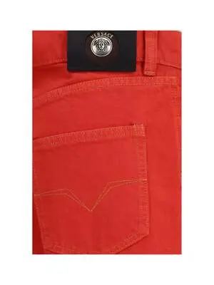 Versace Regular-fit Cotton Denim Jeans