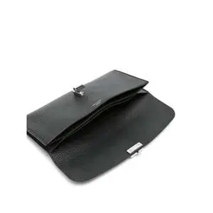 TOTEME Twist-lock Wallet - Black