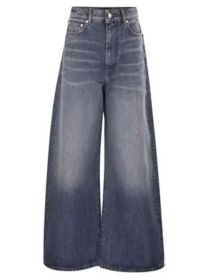 Sportmax Oversized Wide-leg Jeans - Blue