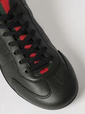 Gucci Calf Skin Lace-up Sneakers