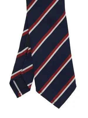 Dsquared2 Striped Silk Neck Tie - Multicolor