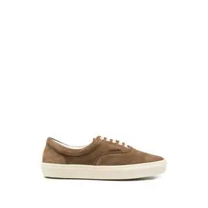 TOM FORD Low-top Suede Sneakers - Brown