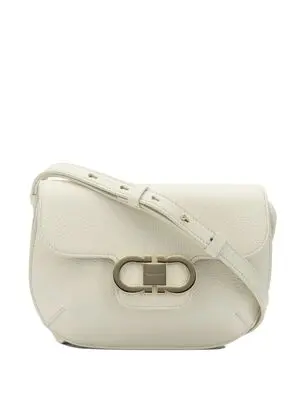 FERRAGAMO Grained Leather Satchel Bag