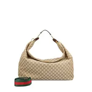 Gucci Beige Gg Supreme Canvas Messenger Bag - Cream