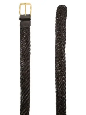 Brunello Cucinelli Braided Calfskin Belt