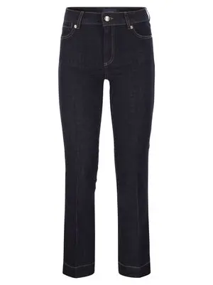 Sportmax Perfect Mini Flare Jeans - Blue