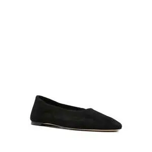 TOTEME Ballet Flats In Suede - Black