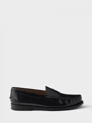 Prada Calf Leather Loafers - Black