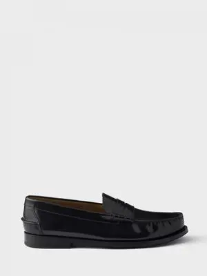 Prada Calf Leather Loafers - Black