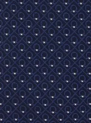 FERRAGAMO Silk Geometric Motif Neck Tie